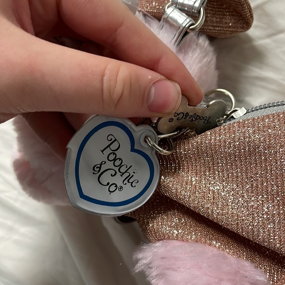 Poochie & Co. | Accessories | Nwt Poochie Co Plush Pink Dog | Poshmark